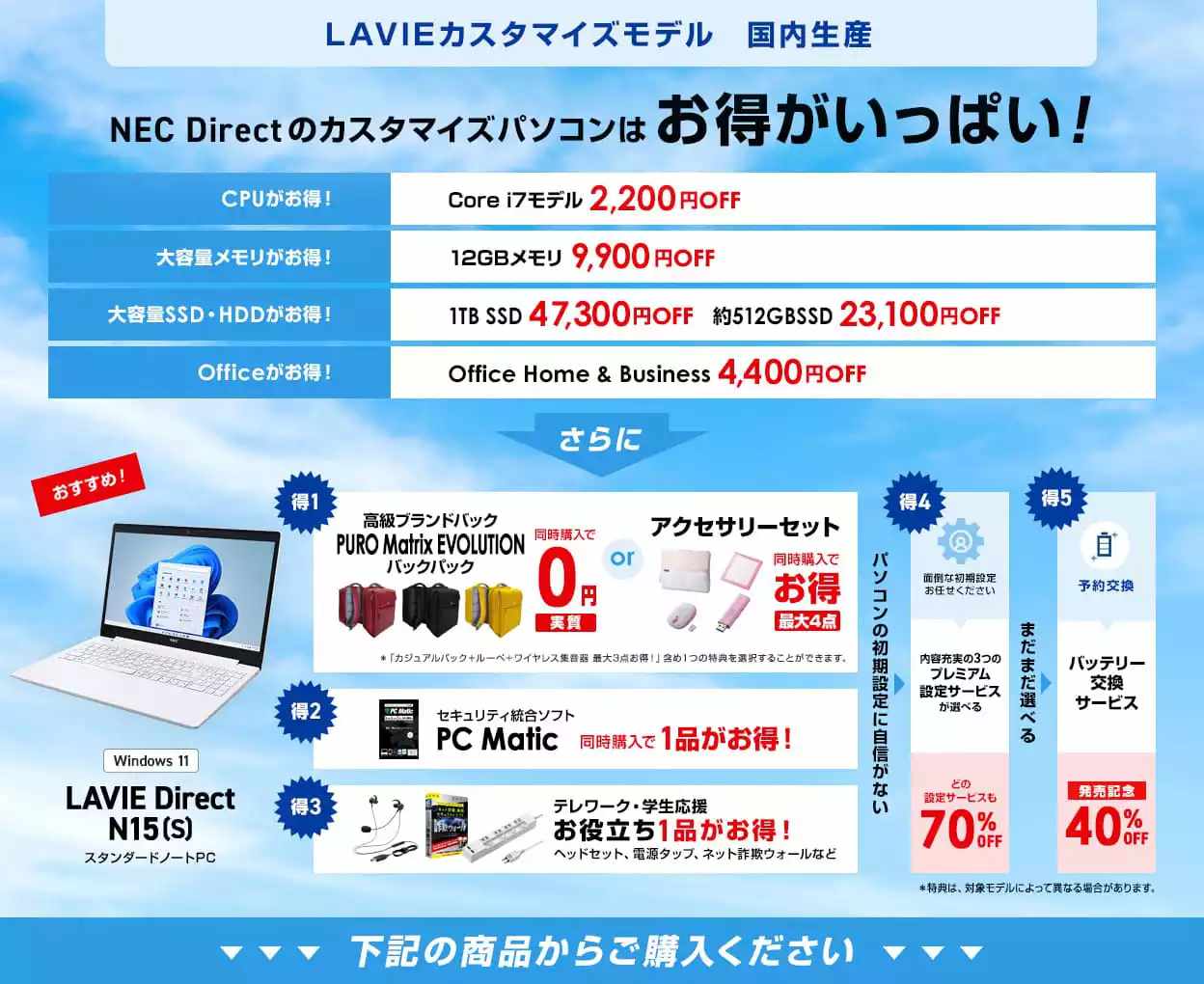 2021年秋冬モデル LAVIE Direct N15(S) （ノートパソコン）NEC Direct｜NEC LAVIE公式サイト